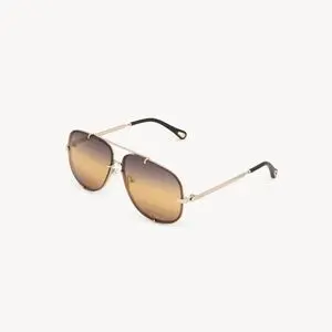 Chloé Ivy Aviator Sunglasses - Orange