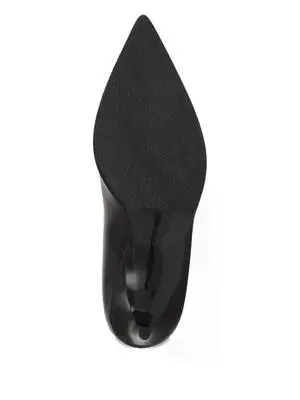 POTAMY 80mm Leather Knee-high Boots