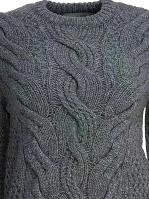 Max Mara Cable-knit Sweater - Grey