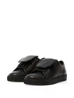 LANVIN Dbb1 Flap Leather Sneakers