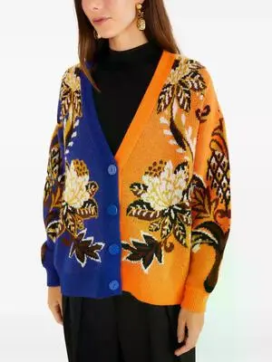 Farm Rio Floral Button Cardigan