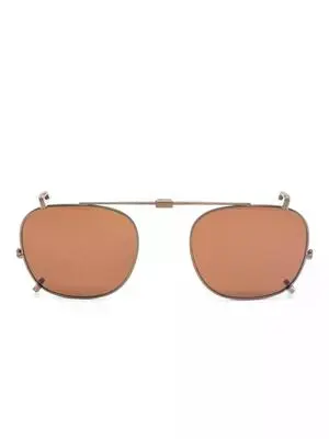 Garrett Leight Sherwood Clip-on Lenses - Brown