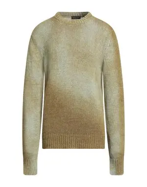 ROBERTO COLLINA Tie-dyed Crewneck Sweater - Green