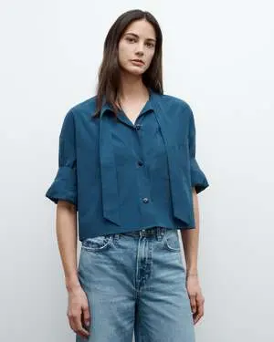 Twp Tie Neck Shirts For Women