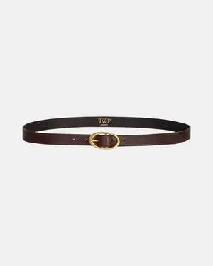 TWP Narrow Leather Belt - Dakota