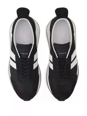 LANVIN Bumpr Stripe-panel Sneakers - Black