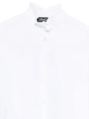 DRHOPE Ruffled Trim Shirt