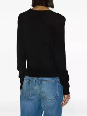 MARANT ETOILE Abelle Embroidered-logo Sweater