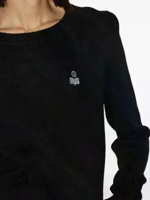 MARANT ETOILE Abelle Embroidered-logo Sweater