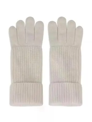 POTAMY Ribbed Knit Gloves - Neutrals