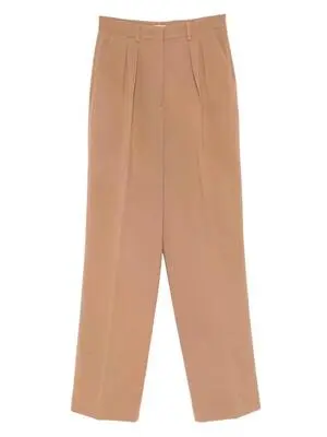 MANUEL RITZ Pleated Trousers - Brown