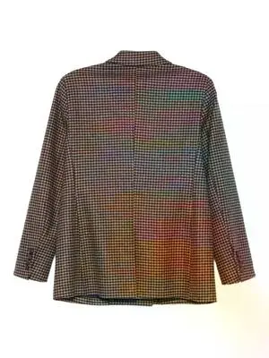 MANUEL RITZ Houndstooth Double-breasted Blazer
