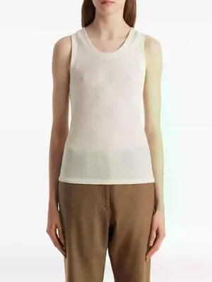 Khaite Isha Sleeveless Top - Neutrals