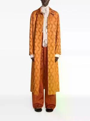 Dries Van Noten Patterned Jacquard Coat