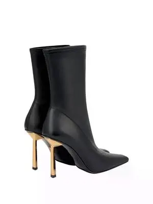 POTAMY Leather Ankle Boots