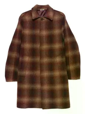 MANUEL RITZ Checked Wool Coat