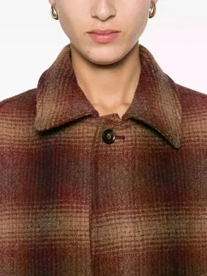 MANUEL RITZ Checked Wool Coat