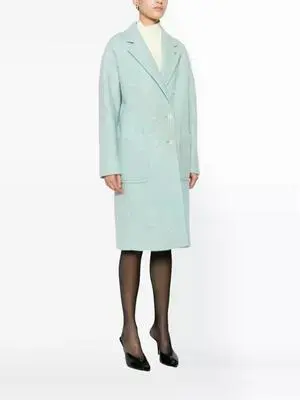 MANUEL RITZ Patch-pocket Double-breasted Coat
