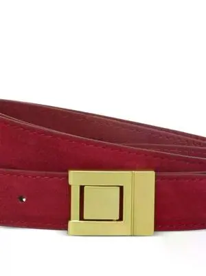 POTAMY Suede Buckle Belt
