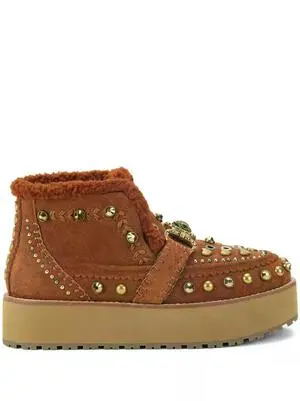 Embellished Platform Boots