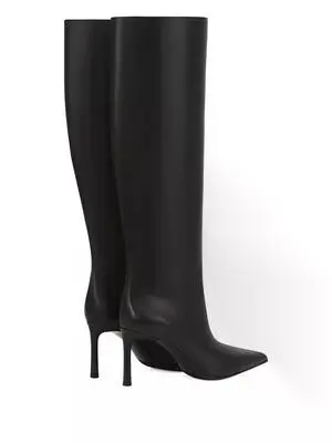 POTAMY Leather Knee-high Boots