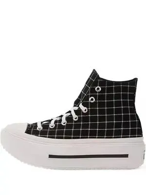 Checked Sneakers For Women