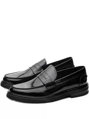 POCHE PARIS Strap-detail Loafers