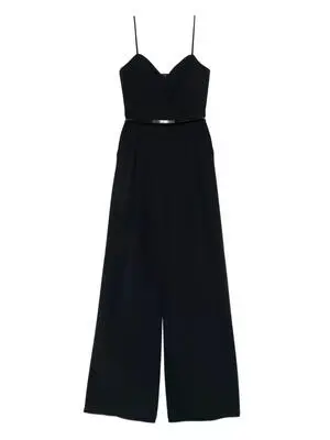 Max Mara Belted Jumpsuit - Blue