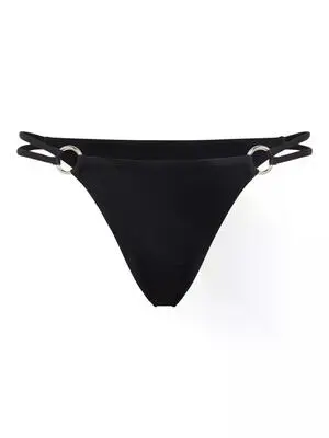 Dsquared2 Bondage Logo-print Bikini Bottom - Black