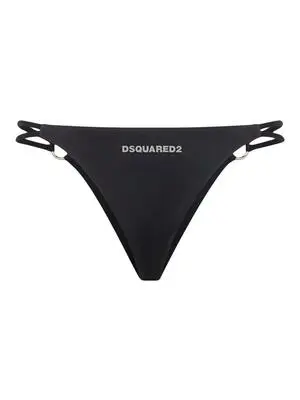Dsquared2 Bondage Logo-print Bikini Bottom