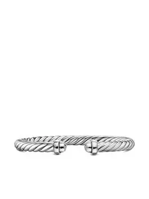 David Yurman Sterling Cable Flex Cuff Bracelet - Silver