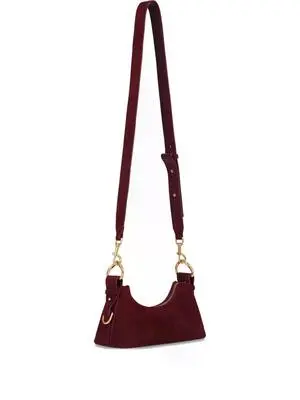 POTAMY Suede Shoulder Bag