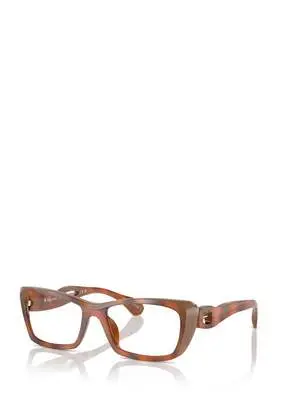 ALAIN MIKLI Cat-eye Eyeglasses - Opal Havana / Brown
