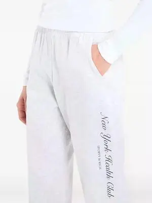 Sporty & Rich Ny Health Club Side-pocket Track Pants - Grey