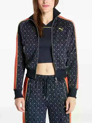PUMA Patterned Zip Track Jacket