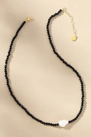 Chan Luu Claire Beaded Necklace - Black