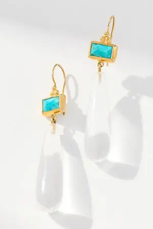 Chan Luu Messina Drop Earrings - Clear