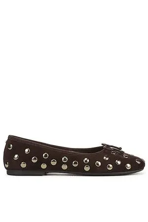 Sam Edelman Alie Studded Ballerina Flats - Brown