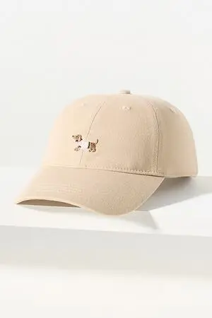FRASIER STERLING Dog Icon Baseball Cap - Tan Dashchund