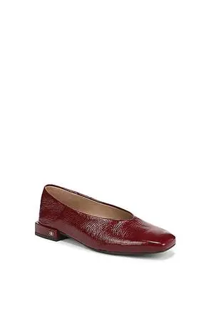 Sam Edelman Kasey Square-toe Ballet Flats - Wine