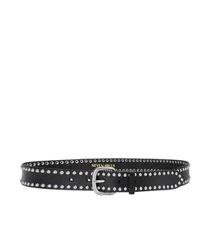 Women's Black Studded Belts