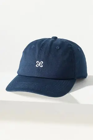 Maeve Embroidered Logo Baseball Cap - Navy