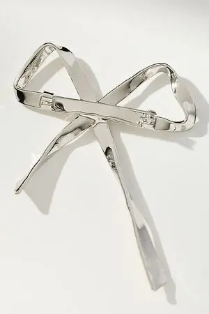Anthropologie Metal Bow Brooch