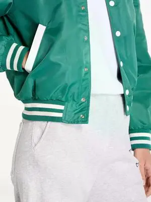 SPORTY & RICH Striped Varsity Jacket