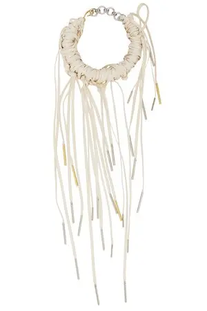 Dries Van Noten Cotton Necklace - Ecru