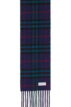 Burberry Cashmere Scarf In Royal - Bugle Blue