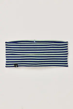 Free People Offsides Stripe Headband - Mint Stripe