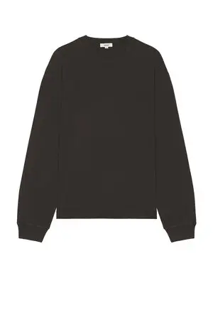 AGOLDE Long Sleeve Asha Tee In Grey - Cave
