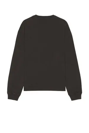 AGOLDE Long Sleeve Asha Tee In Grey - Cave