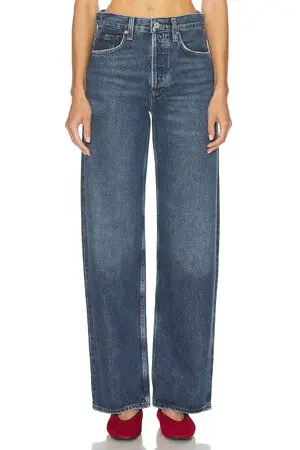 AGOLDE Arc Loose Wide Leg Jeans - Shortwave